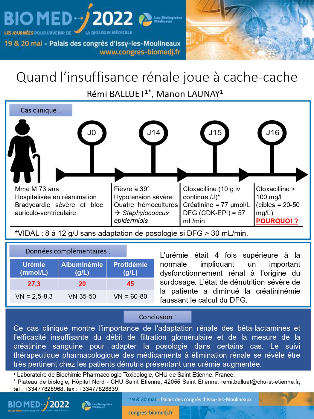 Quand l'insuffisance rénale joue à cache-cache - BIOMEDJ