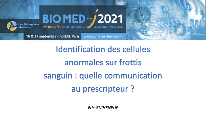 Identification des cellules anormales sur frottis sanguin : quelle ...